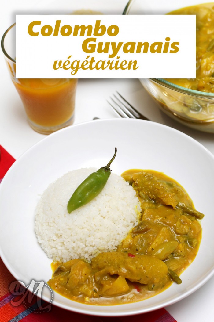 Colombo Guyanais végétarien – Ti Molokoy blog