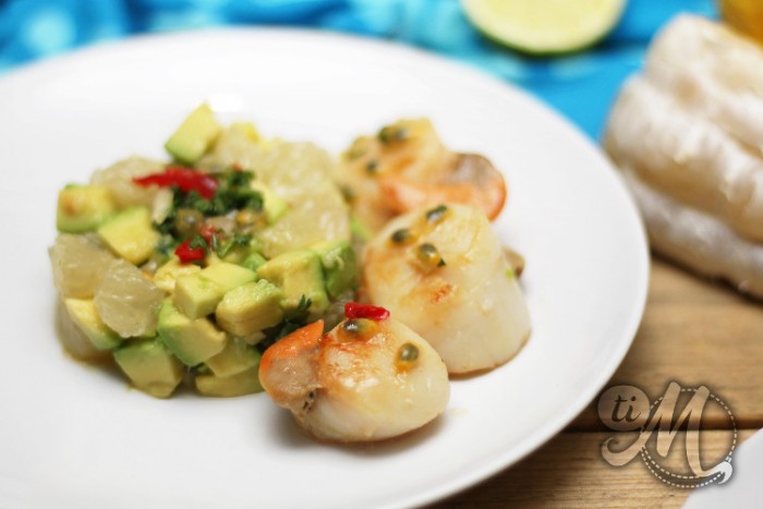 Tartare de mangue, mozzarella et chadeck – Ti Molokoy blog