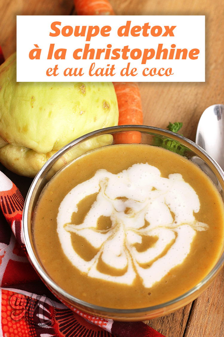 Soupe detox à la christophine et au lait de coco – Ti Molokoy blog