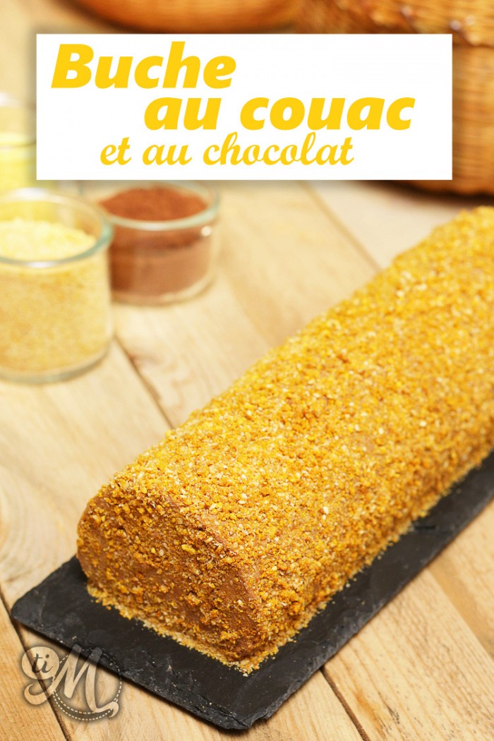 Bûche au couac et au chocolat – Ti Molokoy blog