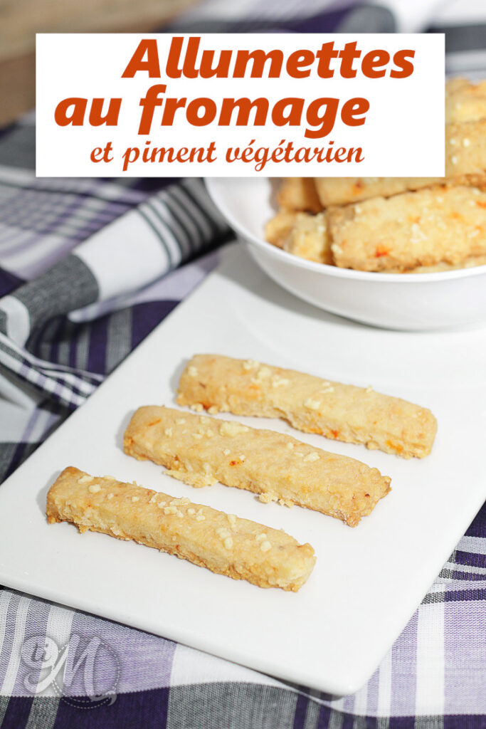 Allumettes au fromage et piment végétarien – Ti Molokoy blog