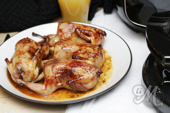 Cailles laquées au cookéo et extra crips – Ti Molokoy blog