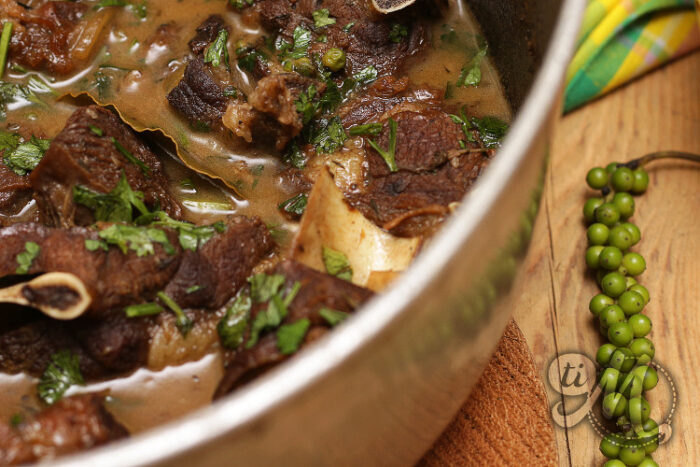 Fricassée de cabri au poivre vert frais de Guyane – Ti Molokoy blog